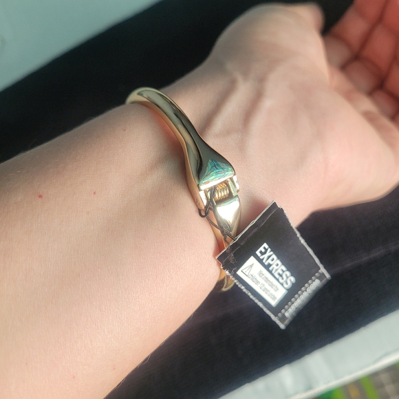 Express | Jewelry | Nwt Express Gold Twist Bracelet | Poshmark